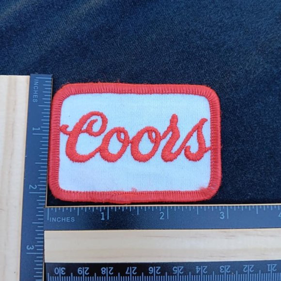 Other | Coors Trucker Logo Vintage Style Beer Woven Patch 3 | Poshmark
